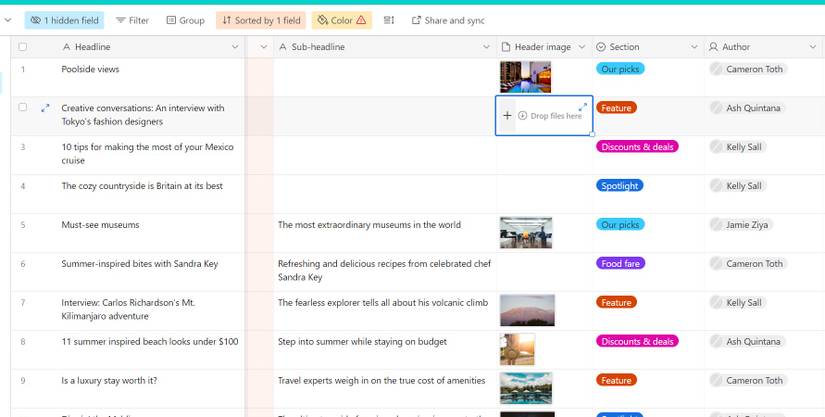 How to Use the Attachment Field in Airtable
