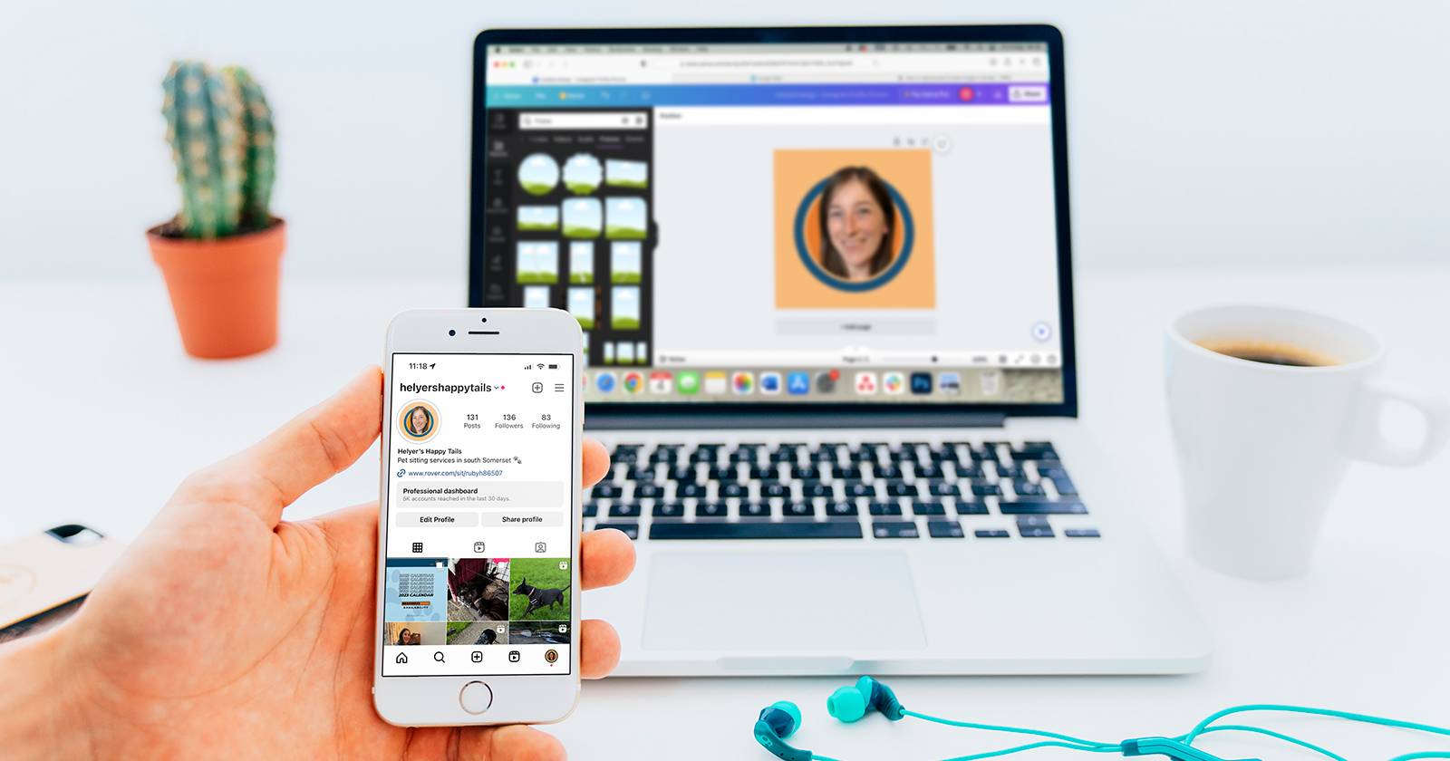 How to Create a Standout Instagram Headshot Using Canva