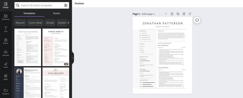 How to Create a Resume Using Canva