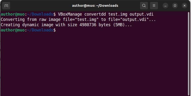 How to Convert IMG File to VDI File Using Oracle VirtualBox