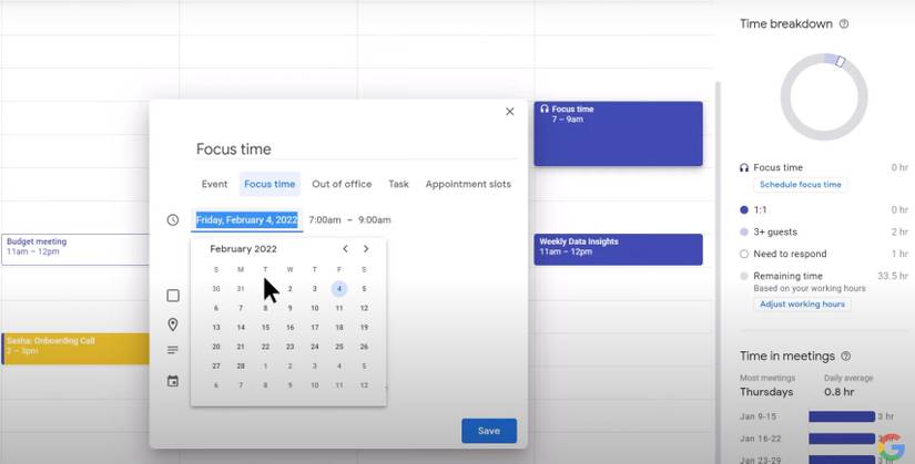 How to Get the Most Out of Time Insights in Google Calendar