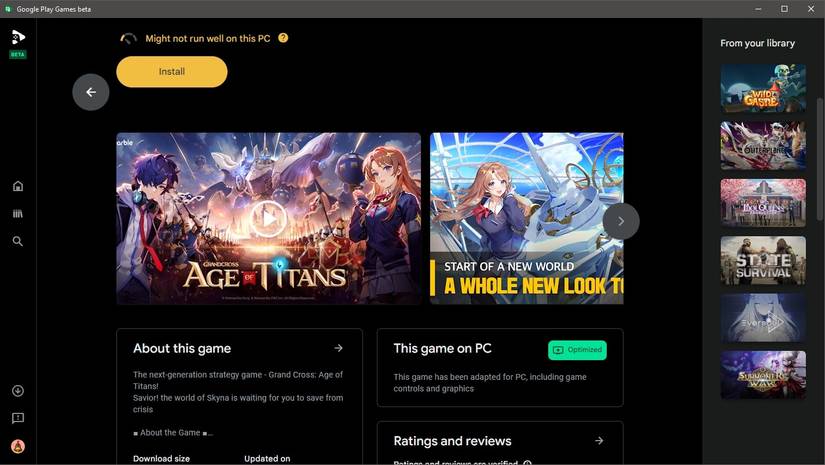 Google Play Games Beta: Top 10 Games to Try on PC