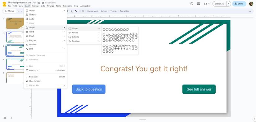 How to Create an Interactive Quiz in Google Slides