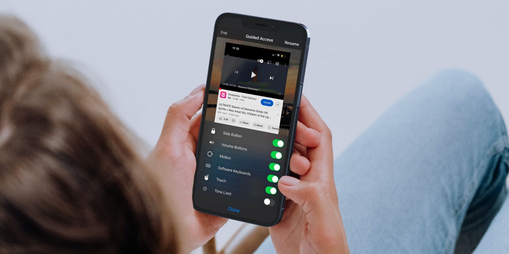 How to Take an iPhone Screenshot While in Guided Access