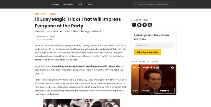 The 4 Best Sites for Learning Impressive Magic Tricks
