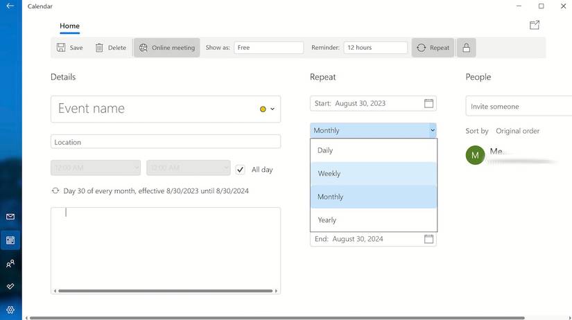 How to Use the Calendar App on Windows 11