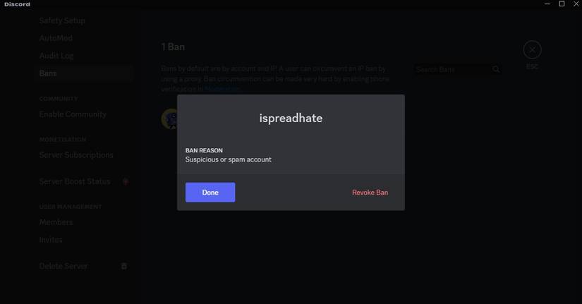 How to Ban or Unban a Member From Your Discord Server