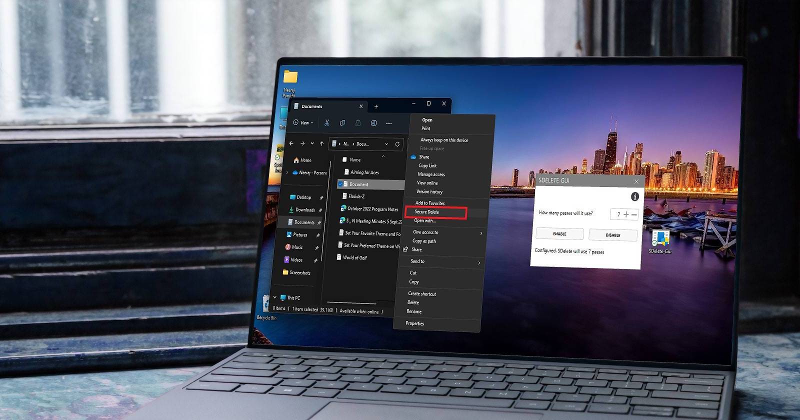 How to Add a "Secure Delete" Option to the Windows Context Menu