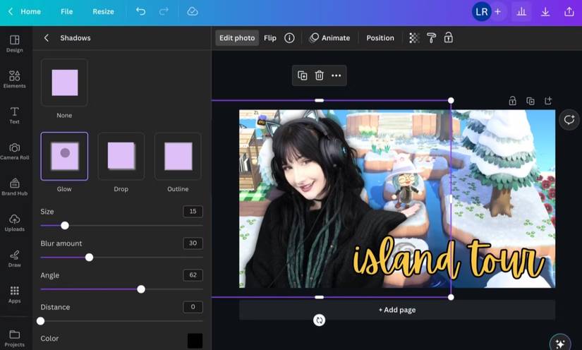 How to Outline Images, Text, and Shapes in Canva