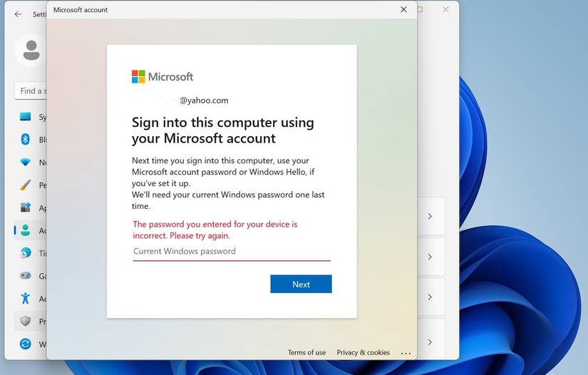 How to Fix the “We’ll Need Your Current Windows Password” Error on ...