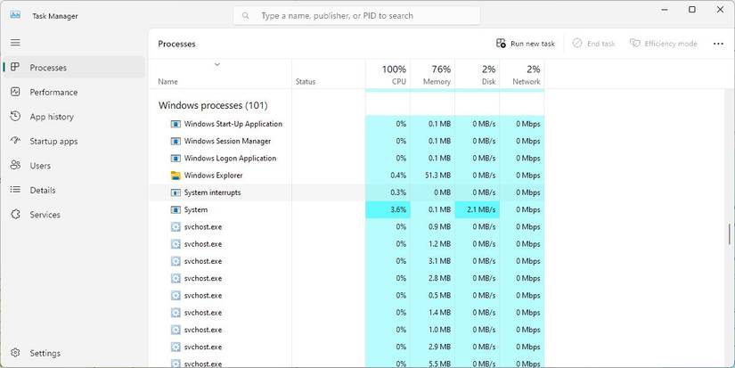 How to Fix High CPU Usage Caused by System Interrupts on Windows