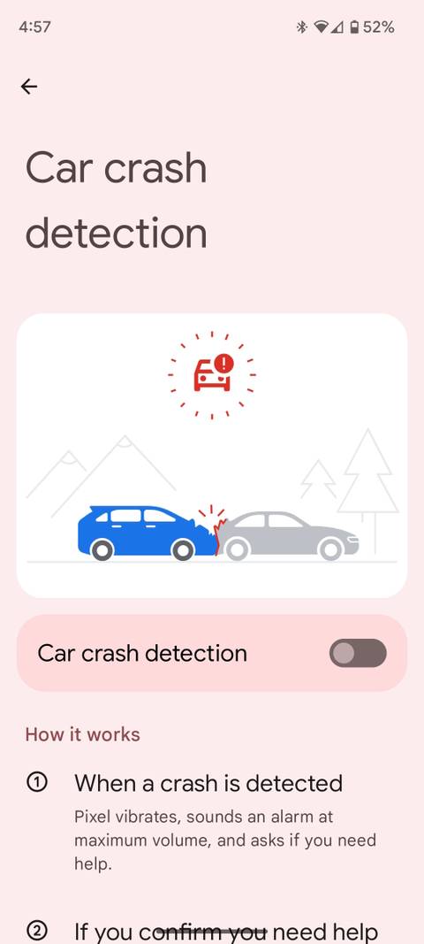 How to Activate Car Crash Detection on a Pixel Phone