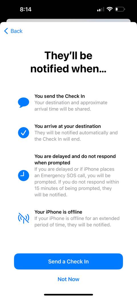 How to Use the Check In Feature With Friends and Family on Your iPhone