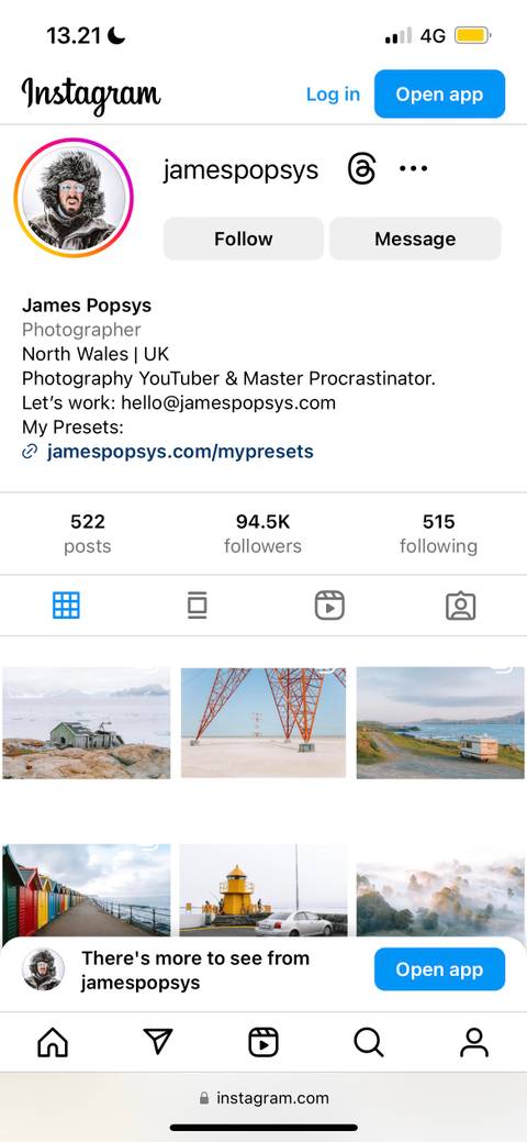 7 Landscape Photographers to Follow on Instagram and Improve Your Skills