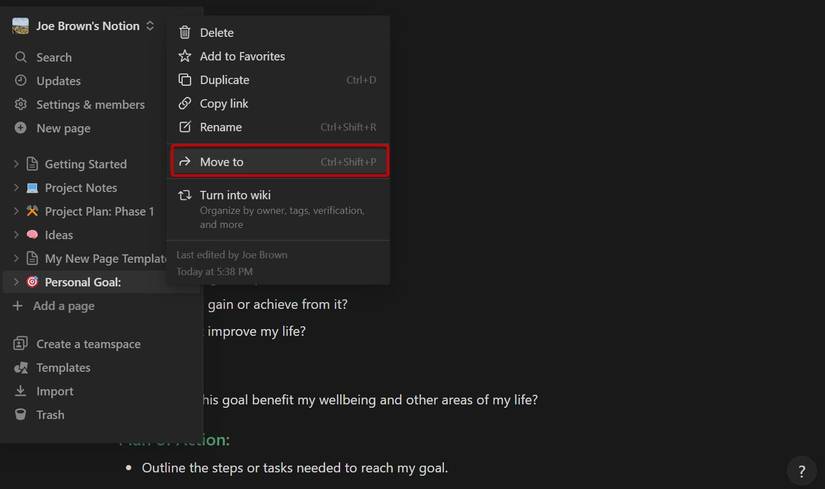How to Create a Custom Page Template in Notion