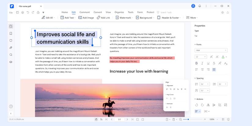 Wondershare PDFelement: AI-Powered Document Management
