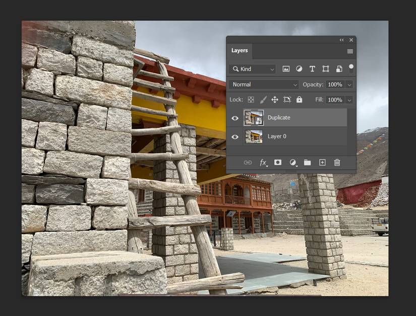 How to Change the Angle of an Image in Photoshop With Perspective Warp