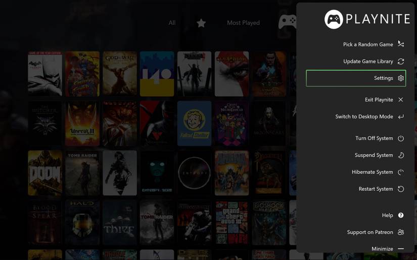 How to Use Playnite's Fullscreen Mode on Your TV