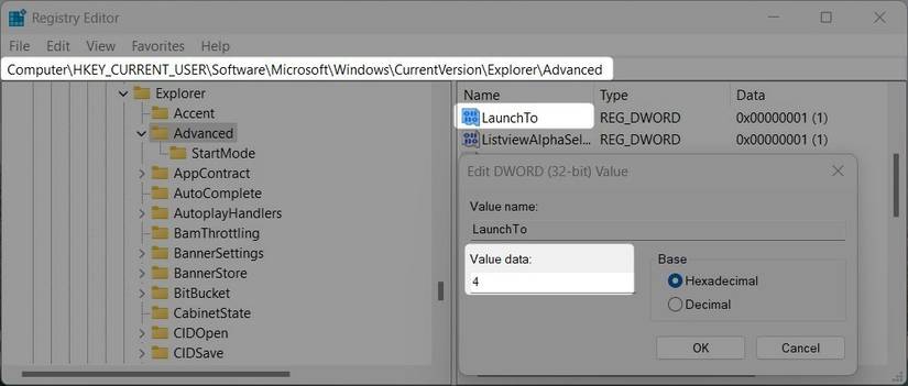 How to Start Windows File Explorer on "OneDrive" Instead of "Quick Access"