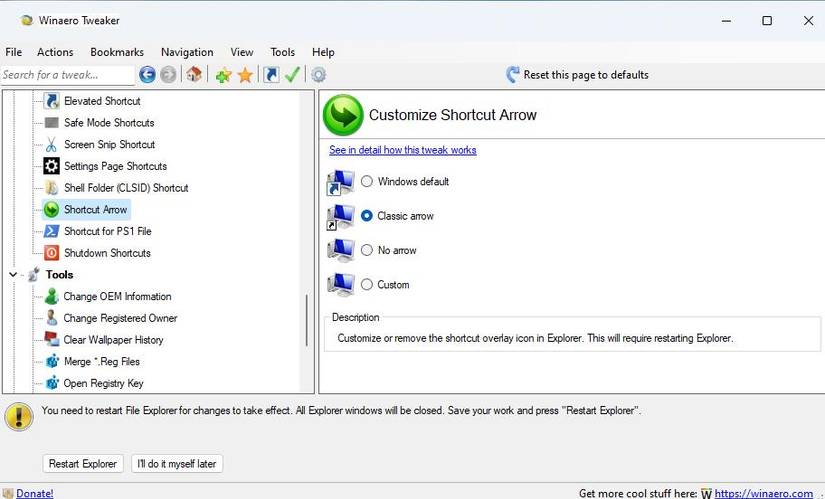 How to Remove Shortcut Arrows in Windows 11 and 10