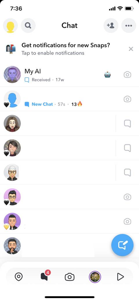 How to Half-Swipe on Snapchat to Read a Chat Without Them Knowing