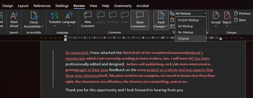 How to Make Track Changes Easier to Use on Microsoft Word
