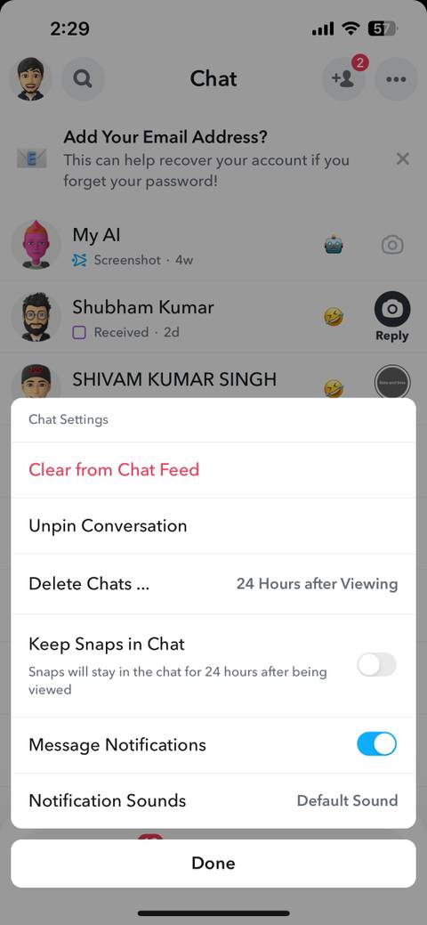 How to Pin a Chat on Snapchat