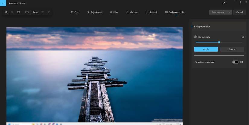 How to Use the Photos App Background Blur Feature on Windows 11