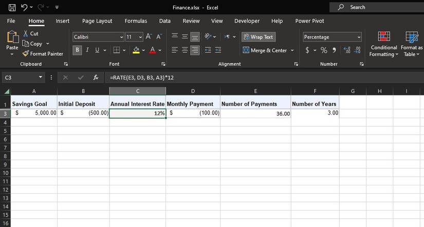 How to Calculate Interest Rate With Excel’s RATE Function