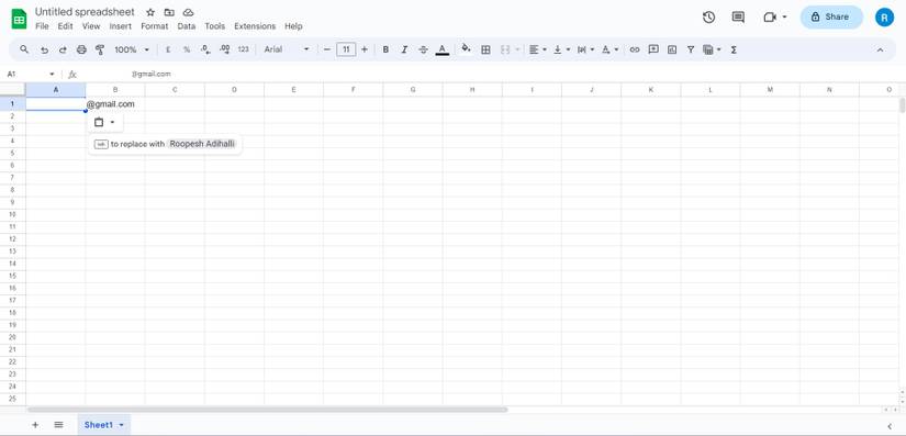 How to Insert Smart Chips in Google Sheets