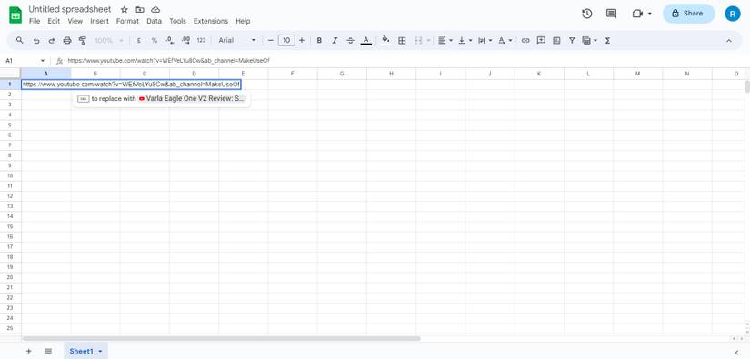 How to Insert Smart Chips in Google Sheets