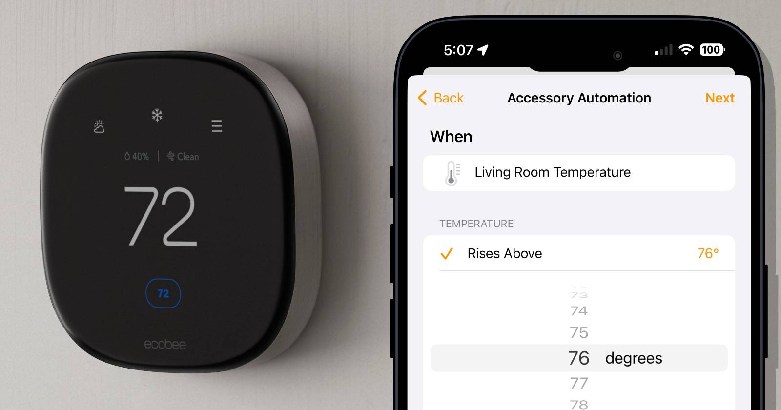 How to Create Temperature and Humidity Automation in the Apple Home App