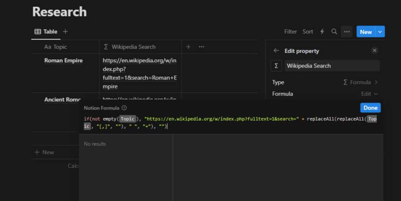 How to Create Clickable Links in Notion Using Formulas