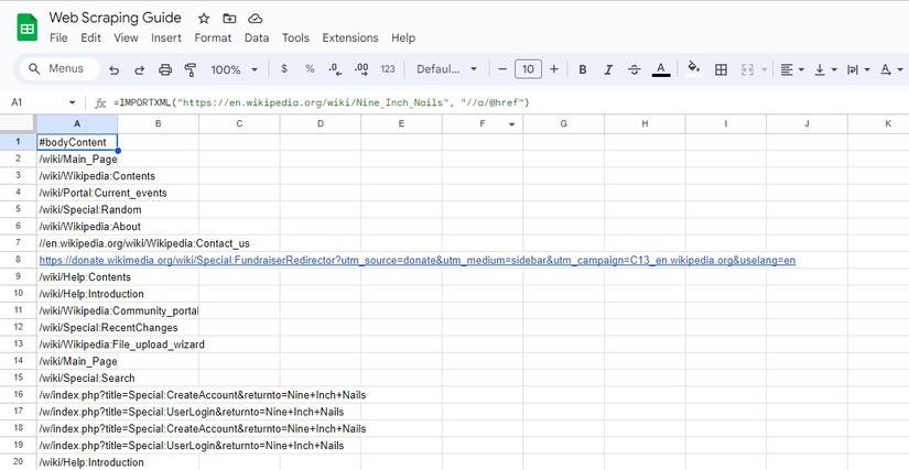 How to Scrape Data From a Website With Google Sheets