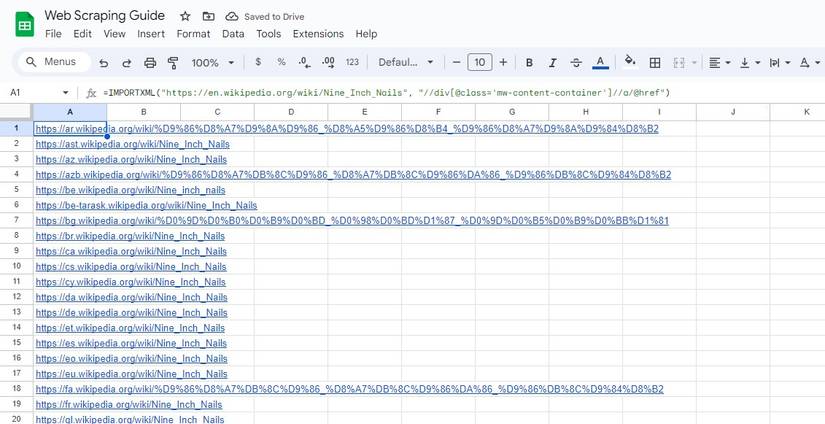 How to Scrape Data From a Website With Google Sheets