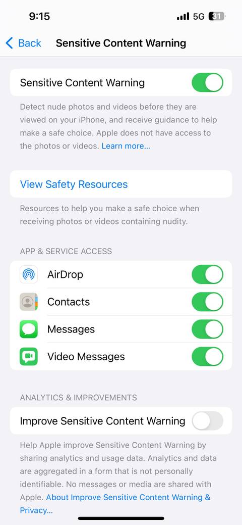 How to Enable Sensitive Content Warnings on Your iPhone, iPad, and Mac