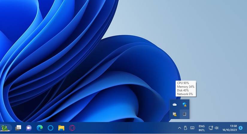 How to Add System Resource Usage Details to the Windows System Tray