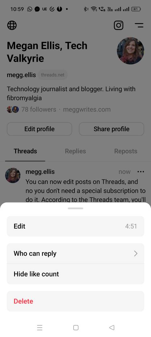 You Can Now Edit Your Threads Posts If You Re Quick