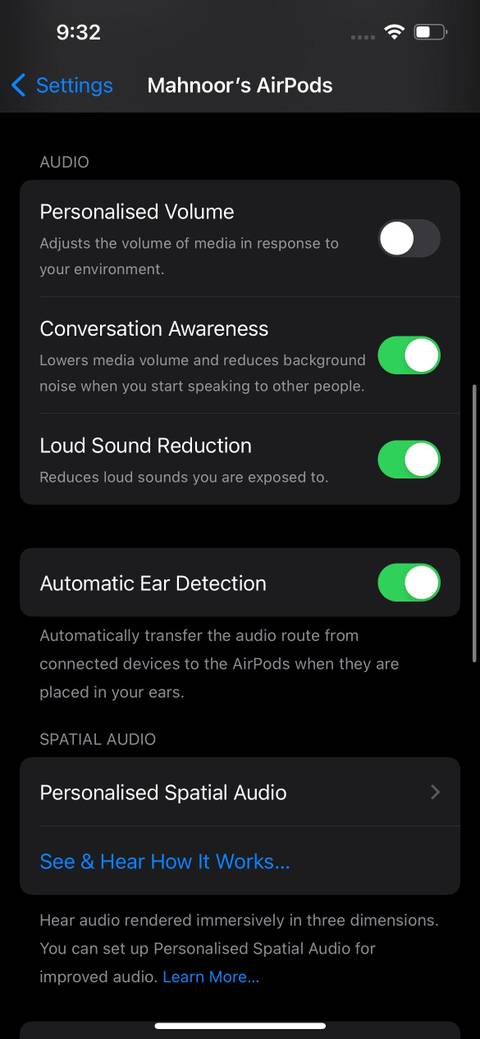 How to Enable Conversation Awareness to Chat While Wearing Your AirPods