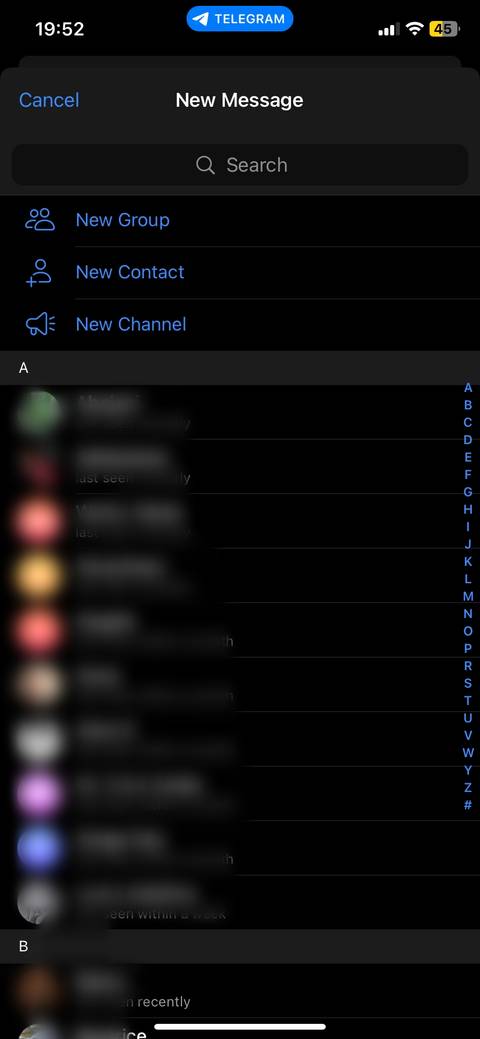 How to Add a New Contact on Telegram
