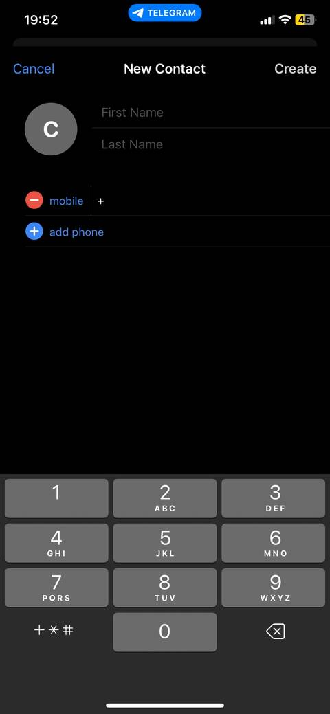 How to Add a New Contact on Telegram