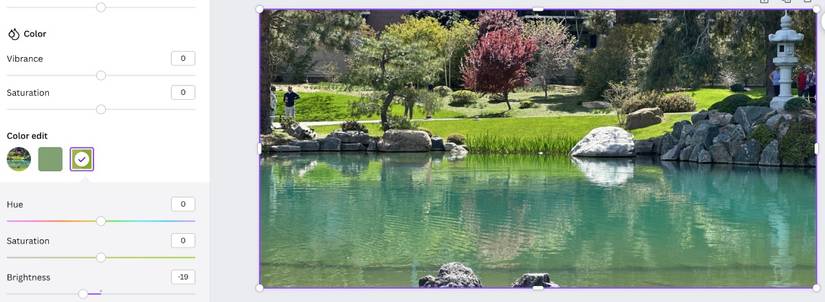 How to Change the Color of an Image Using Canva