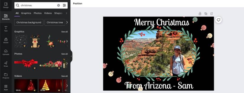 How to Make Christmas Cards Quickly and Easily Using Canva