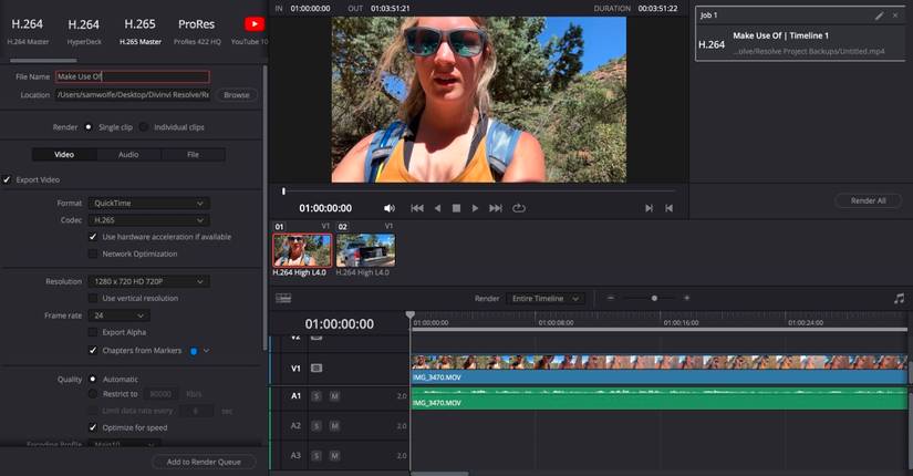 How to Export Your Videos in DaVinci Resolve
