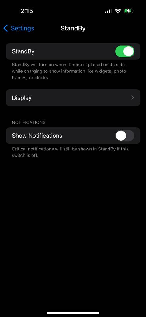 How to Disable Notifications While Your iPhone Is in StandBy Mode