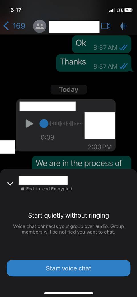 You Can Now Start a Discord-Style Voice Chat on WhatsApp