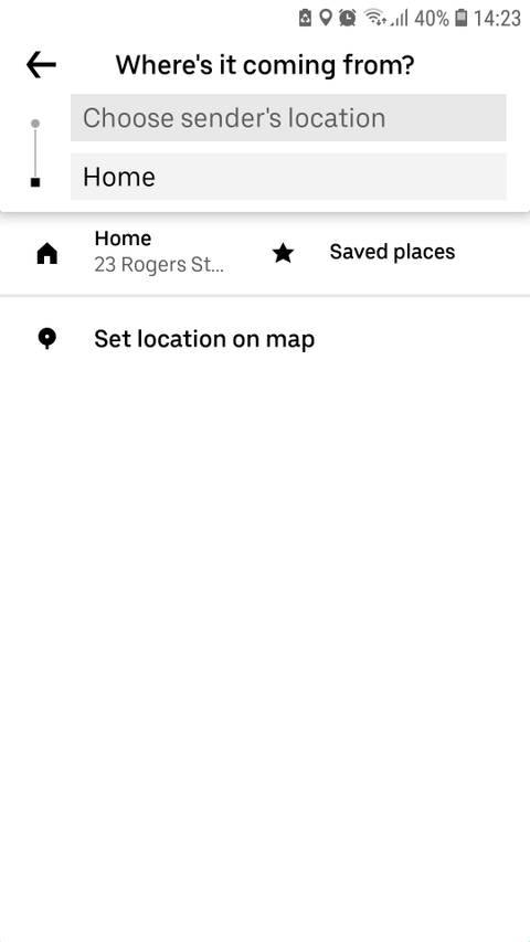 How to Send and Receive a Package Using the Uber App