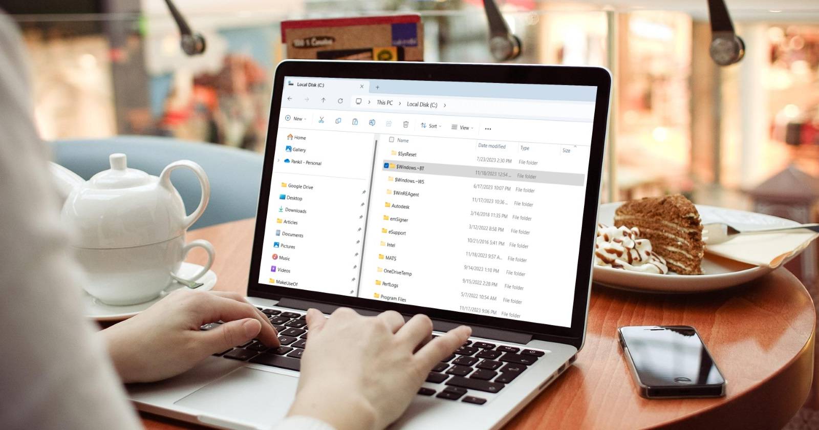 What Is the "$Windows.~BT" Folder, and Can You Delete It?