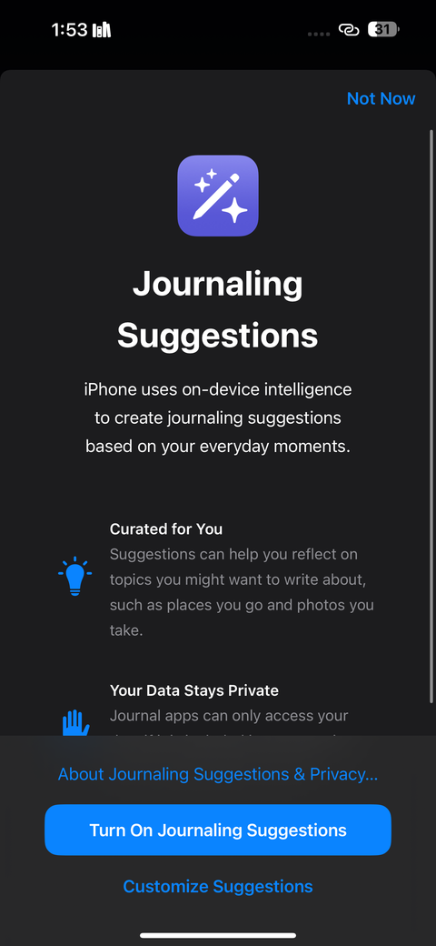 How to Use Apple's Journal App for Personalized Journaling