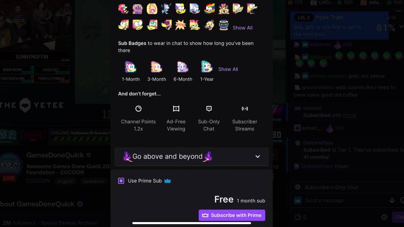 How to Subscribe to a Twitch Channel With Prime Gaming